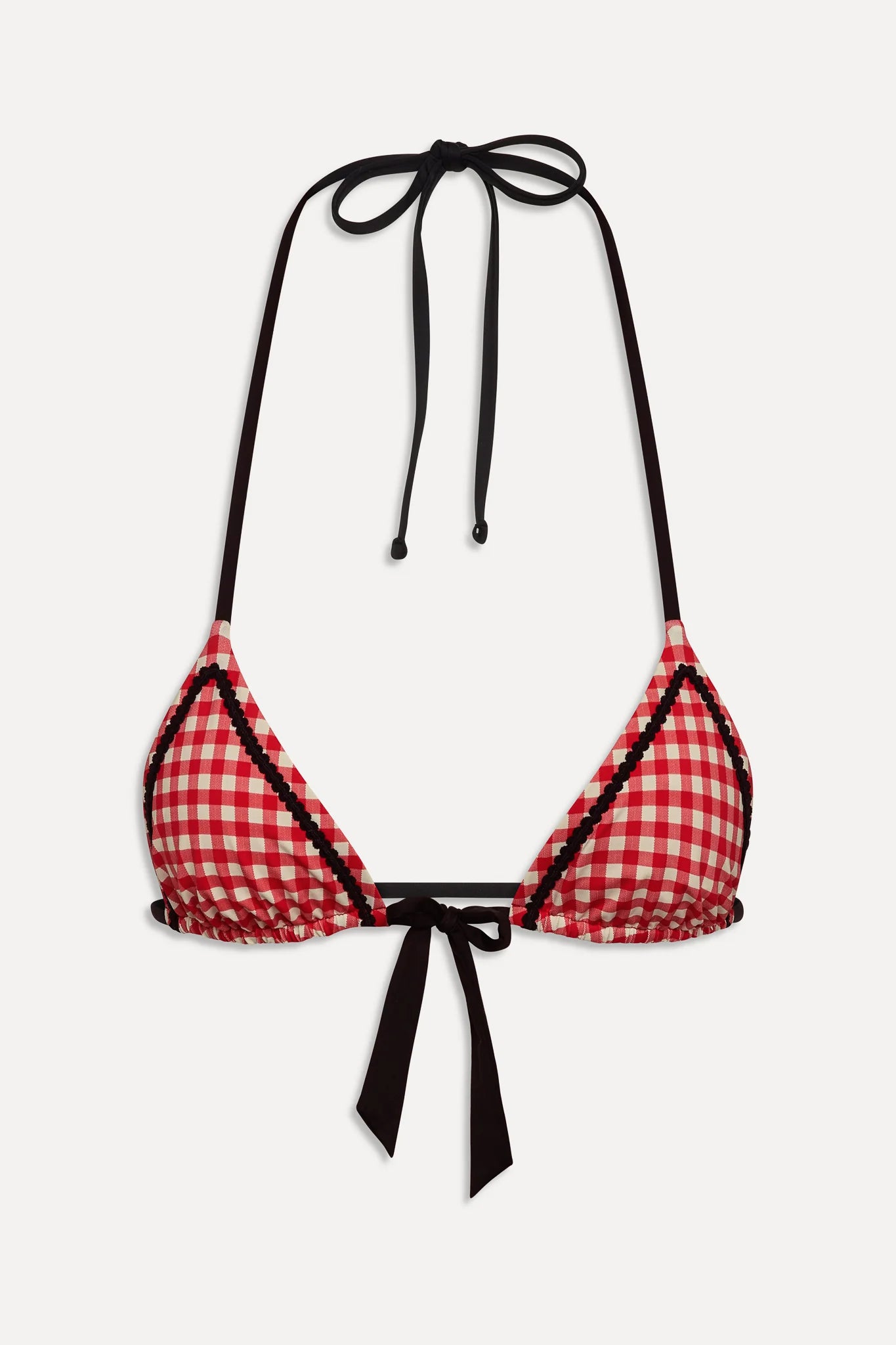 Coastal Micro Triangle Bikini Top in Cherry Picnic – Drift Boutique